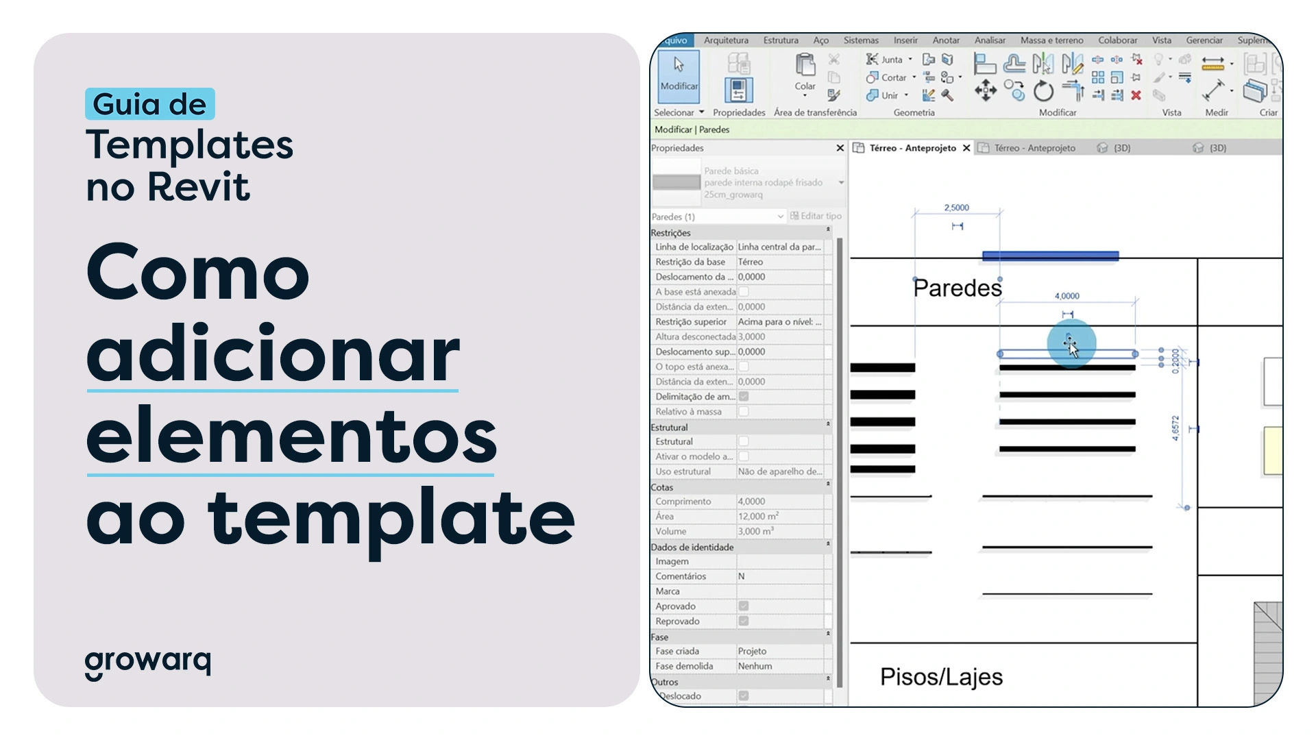 Guia de Templates no Revit - Growarq